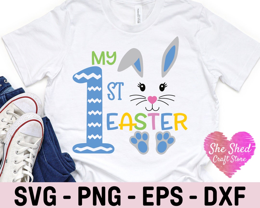 My First Easter SVG PNG DXF Boy Easter Shirt Boy Easter Svg - Etsy