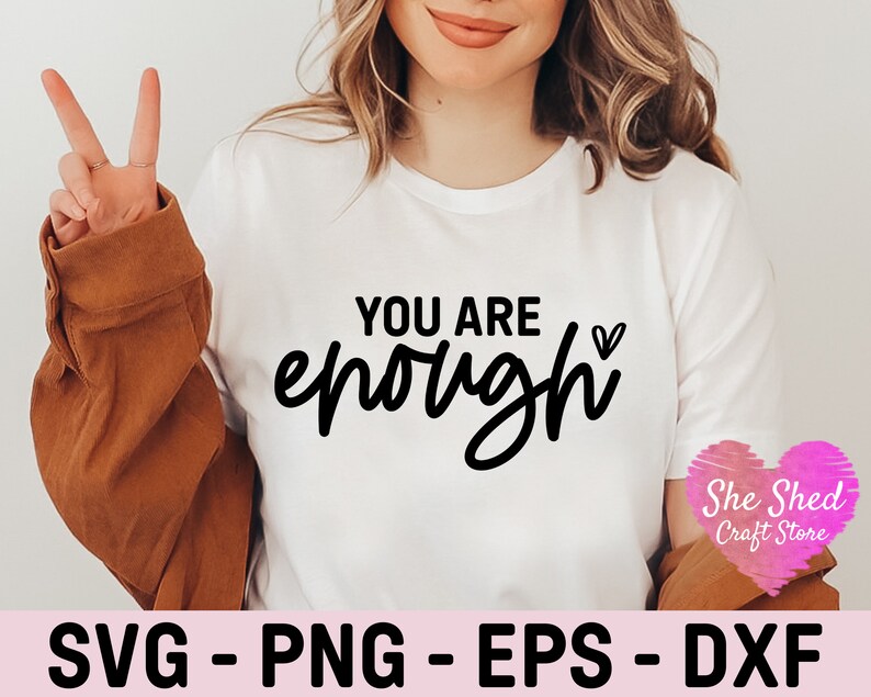 You Are Enough Svg Bible Verse Svg Scripture Svg Self Love - Etsy