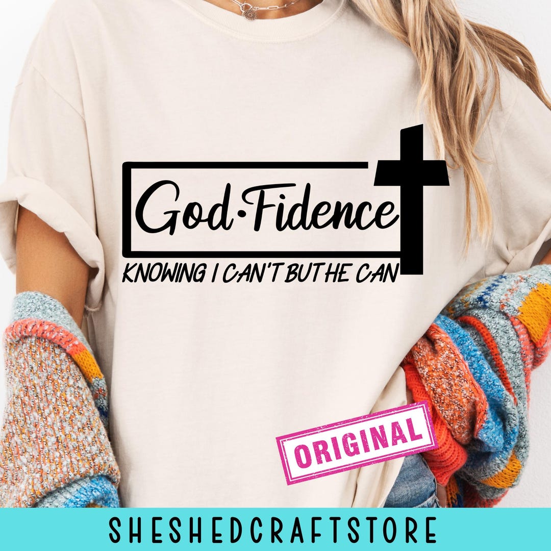 Godfidence SVG, Bible Verse Svg, Christian Quotes Svg, Commercial Use ...