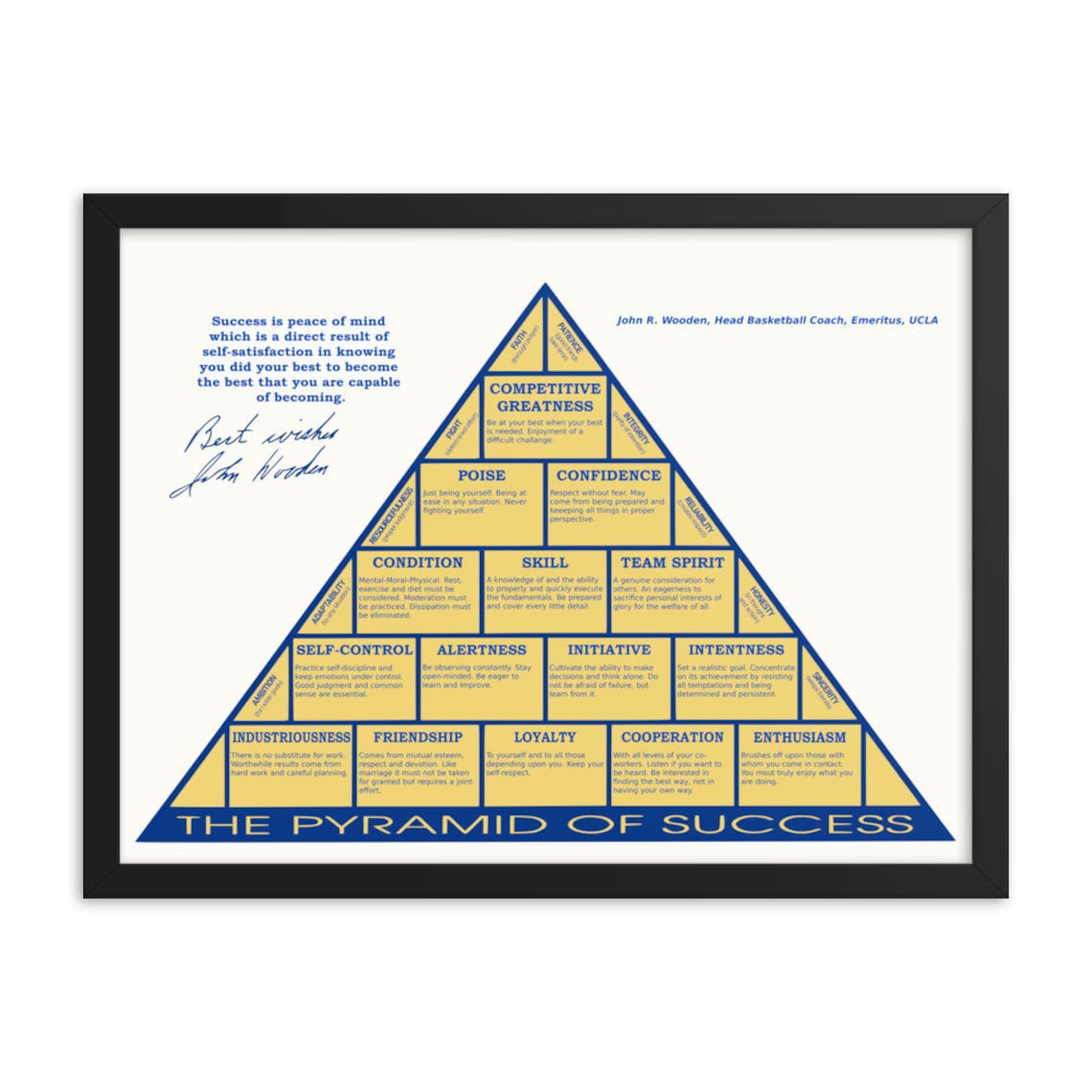 Ted Lasso Poster Ted Lasso Success Print Coach John Wooden | Etsy UK