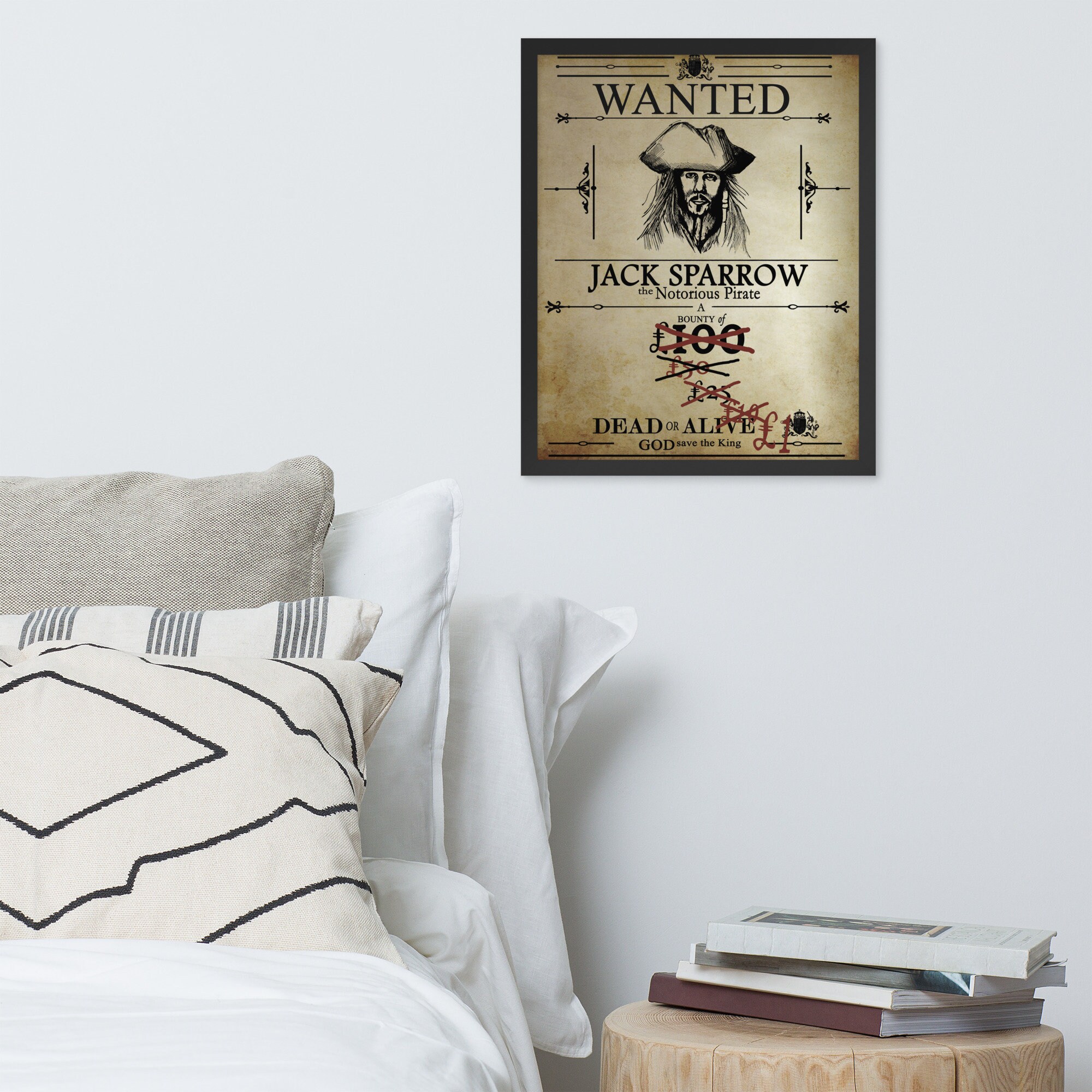 Pirates of the Caribbean Poster, Wanted Poster, Captain Jack Sparrow ...