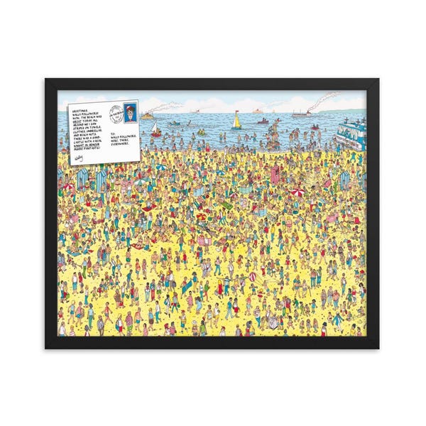 Wheres Waldo Poster - Etsy