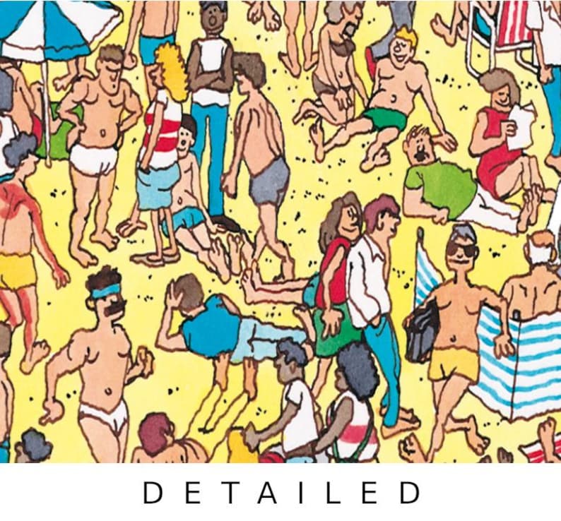Where is Waldo Print, Where is Wally, I Spy Print, Search and Find ...
