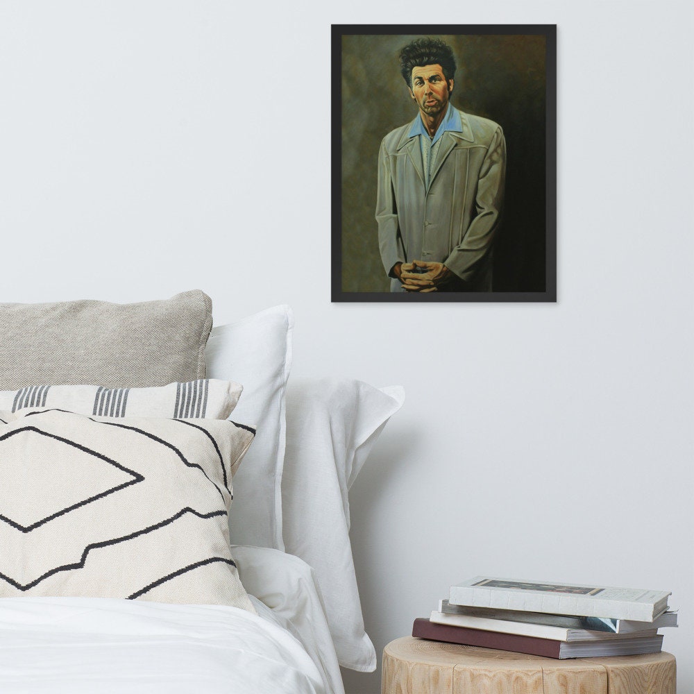 Seinfeld Cosmo Kramer Malerei, Seinfeld Print, Kramer Poster, Cosmo ...