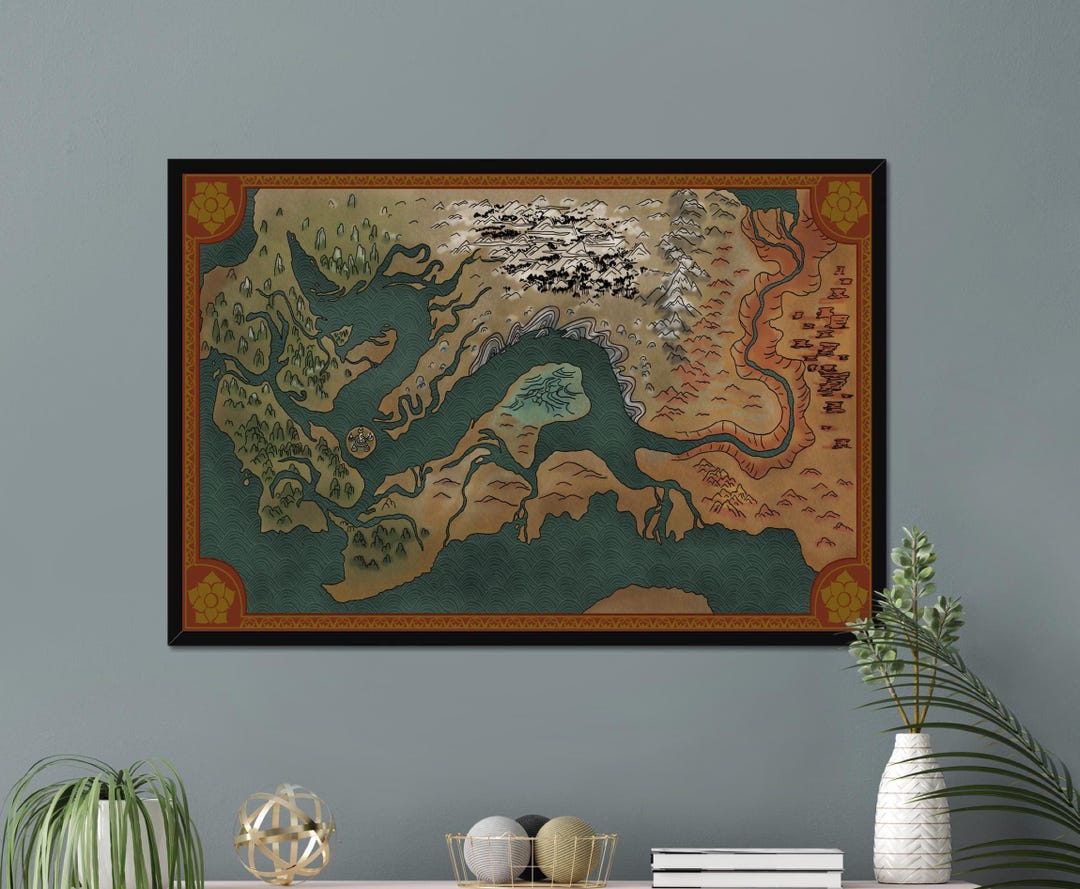 Raya and the Last Dragon, Kumandra Map, Fantasy Map, Discover Kumandra ...