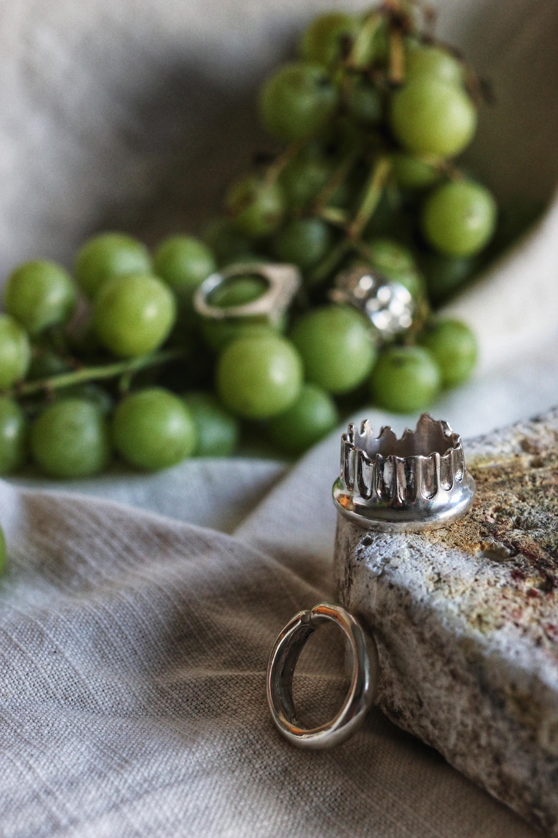 Architectural Jewelry, Greek Column Ring, Silver Column Ring, Ancient ...