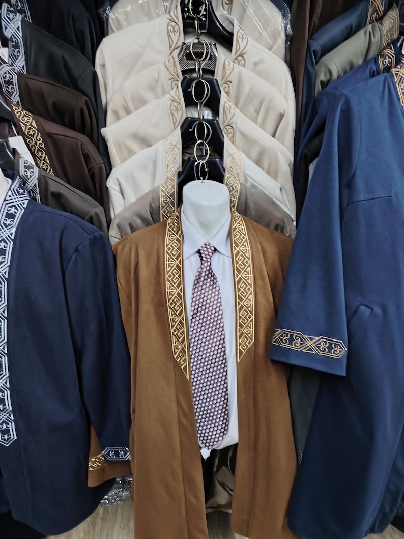 Chapan Shapan Kazakh Ethnic Jacket - Etsy