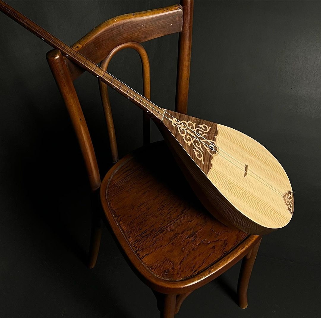 Dombra Made of Pine and Birch Wood, National Musical Instrument of the ...