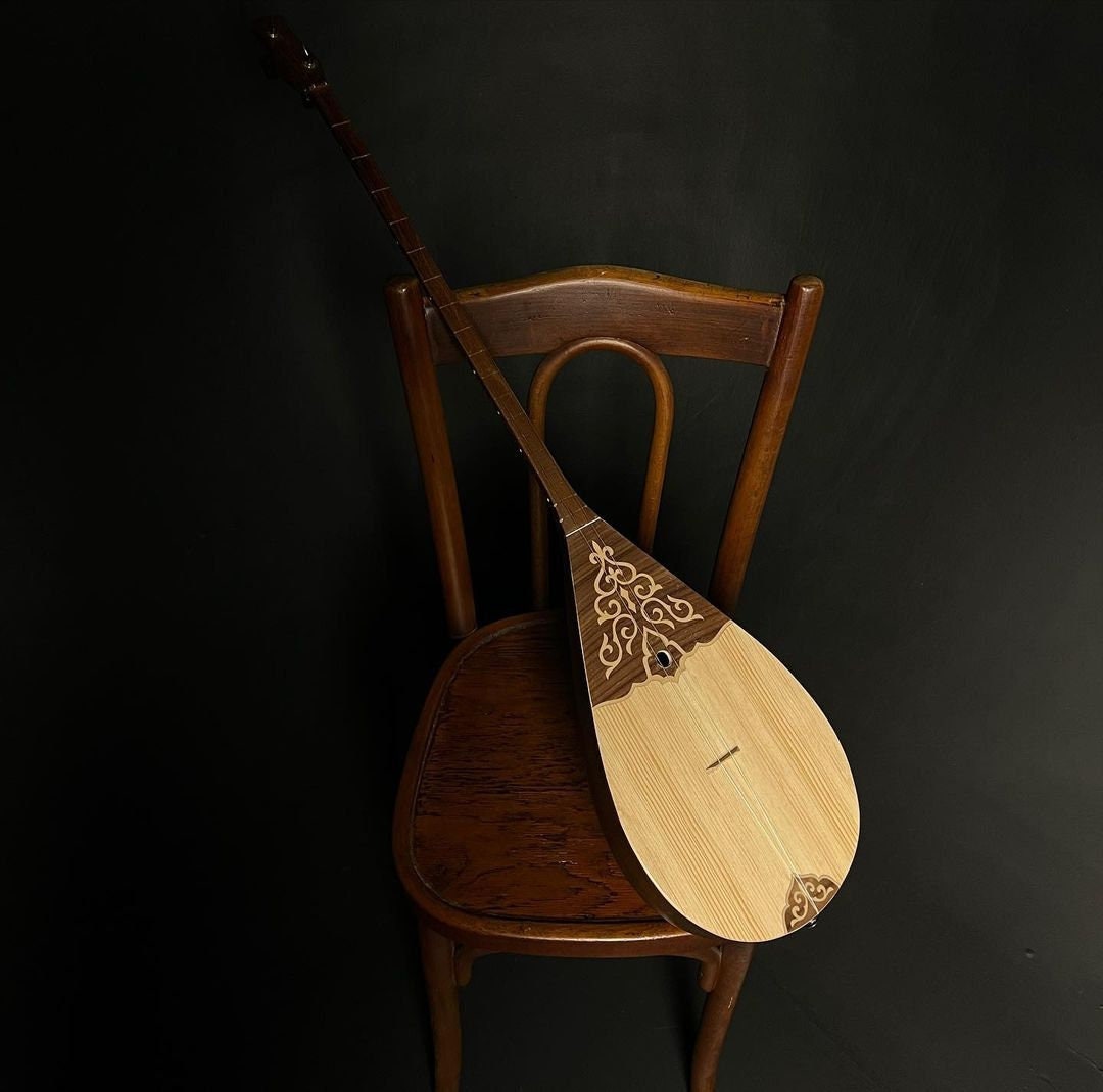 Dombra Made of Pine and Birch Wood, National Musical Instrument of the ...
