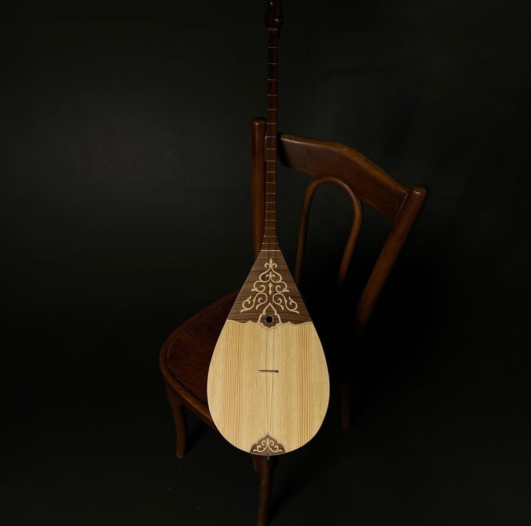 Dombra Made of Pine and Birch Wood, National Musical Instrument of the ...