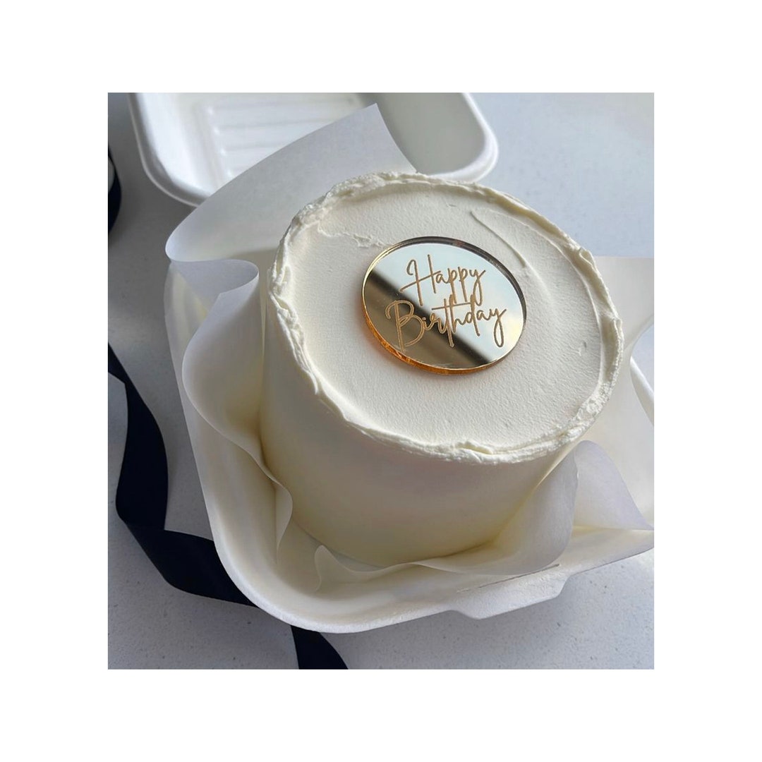 Bento Cake Disc | Engraved Cupcake Disc | Custom Wording Cupcake Discs ...