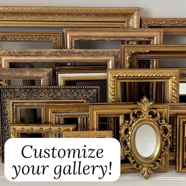 Gold Frame Set - Etsy