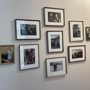 Vintage Picture Frame Gallery Wall Set Large Gallery Wall Multimedia ...