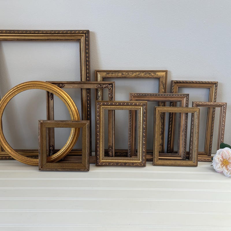 Gold Frame Set - Etsy