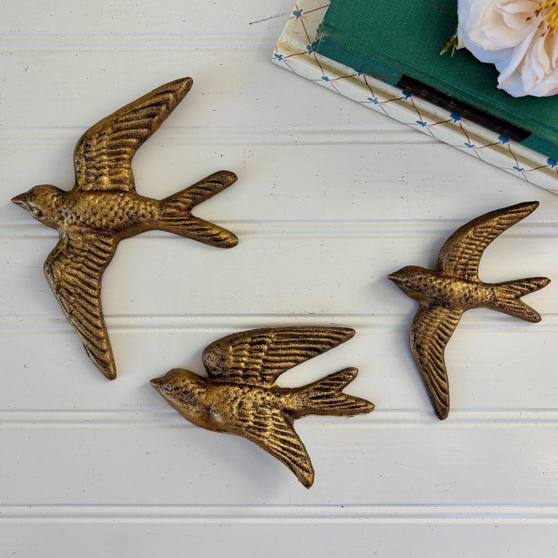 Flying Birds Wall Plaque - Etsy