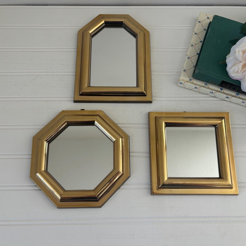 Gold Mirror for Wall - Etsy