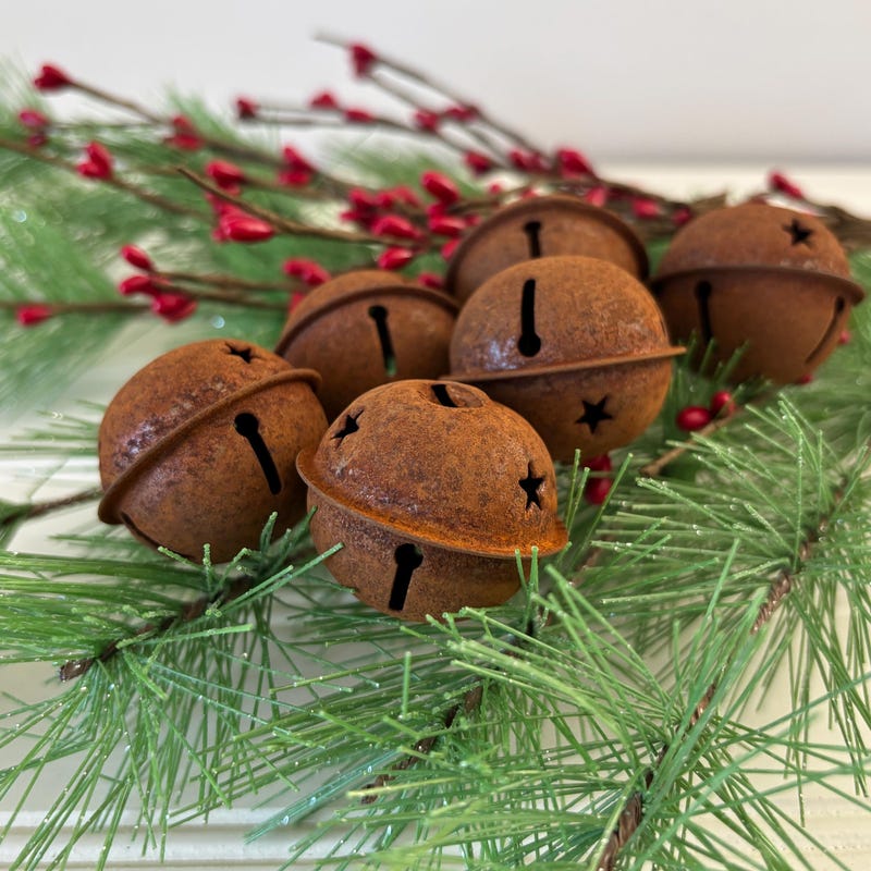 Rustic Christmas Bell - Etsy
