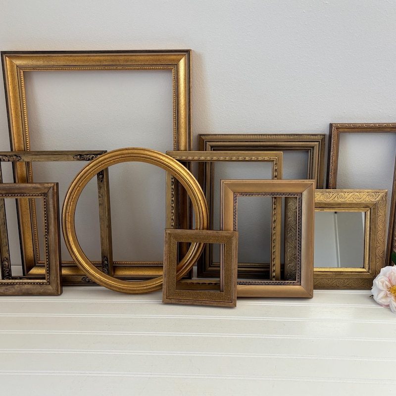 Gold Frame Set - Etsy