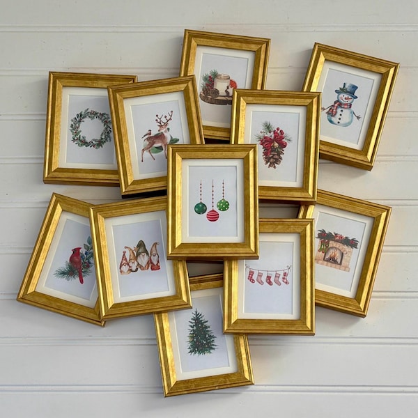 Gold Frame Display on Table - Etsy