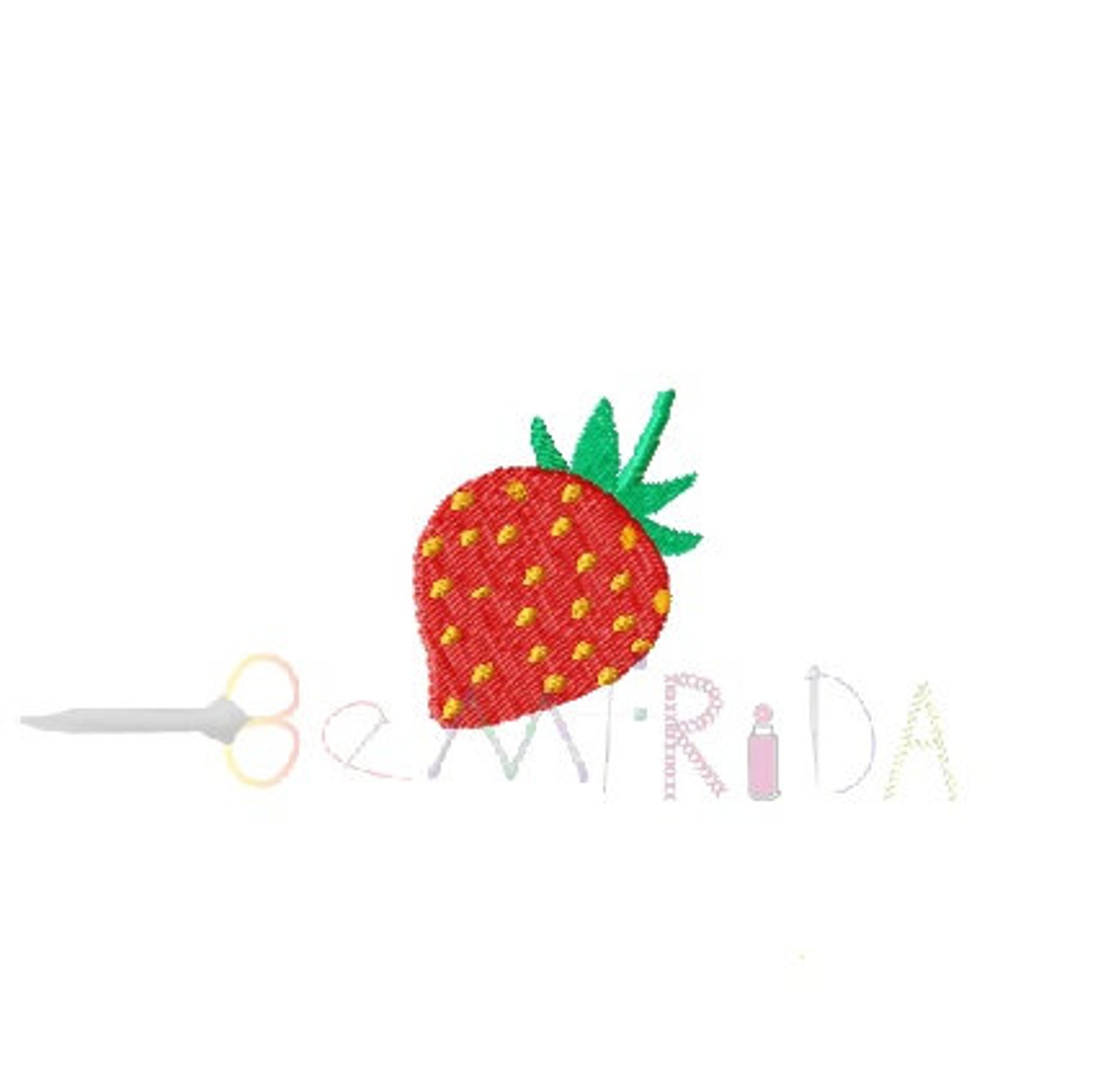 Strawberry Machine Embroidery Design, Machine Embroidery Design ...