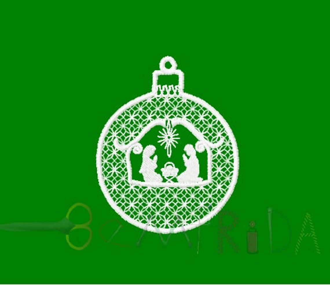 Christmas Nativity Scene Embroidery Design Nativity Scene - Etsy