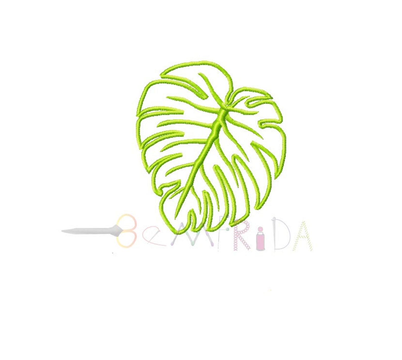 Leaf Machine Embroidery Design, Machine Embroidery Leaves, Leaves ...