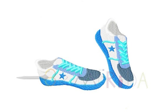 Sneakers Embroidery Machine Design Sports Shoes Embroidery - Etsy
