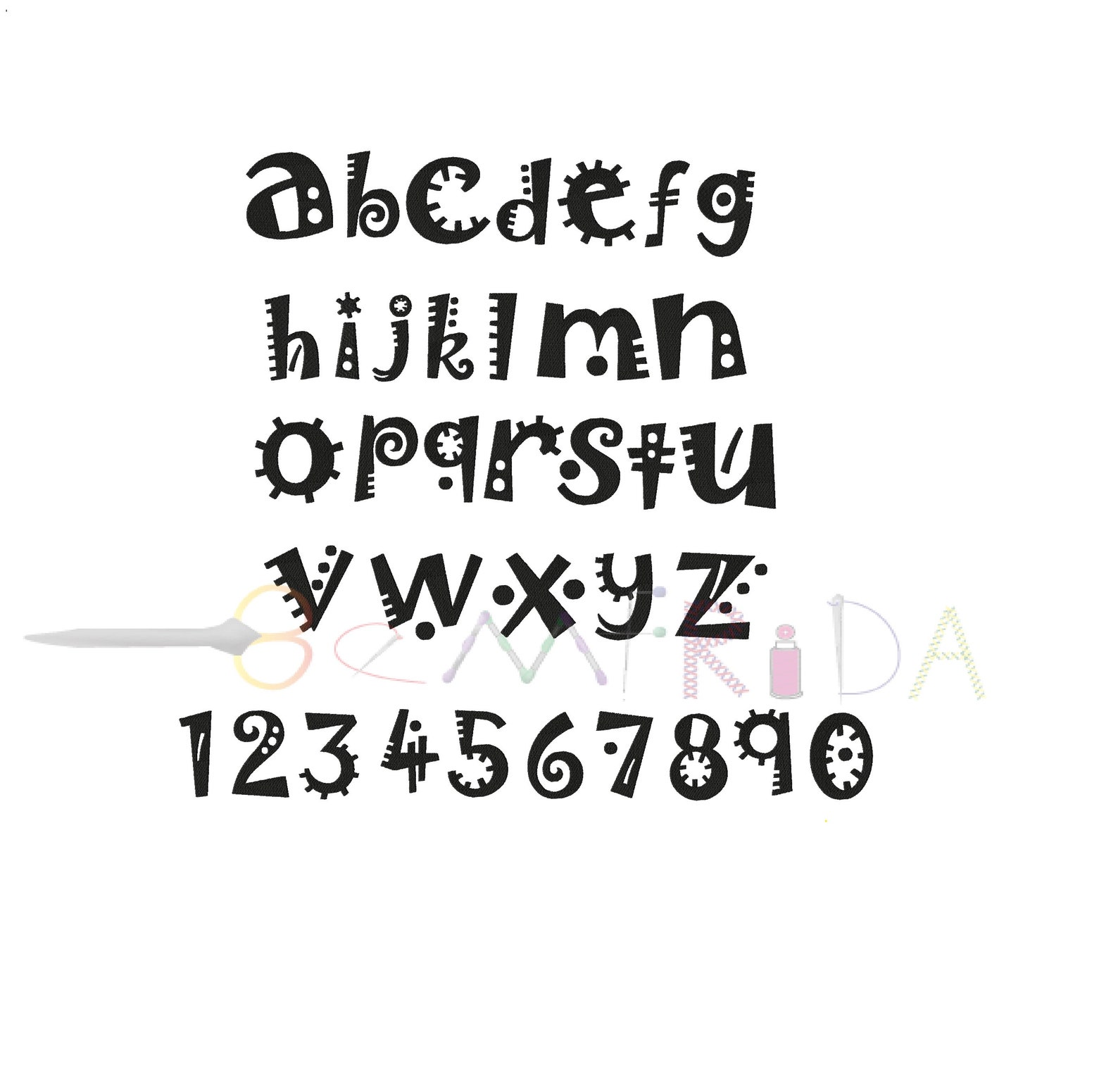Jokerman Helloween Embroidery Font, Machine Embroidery Design ...