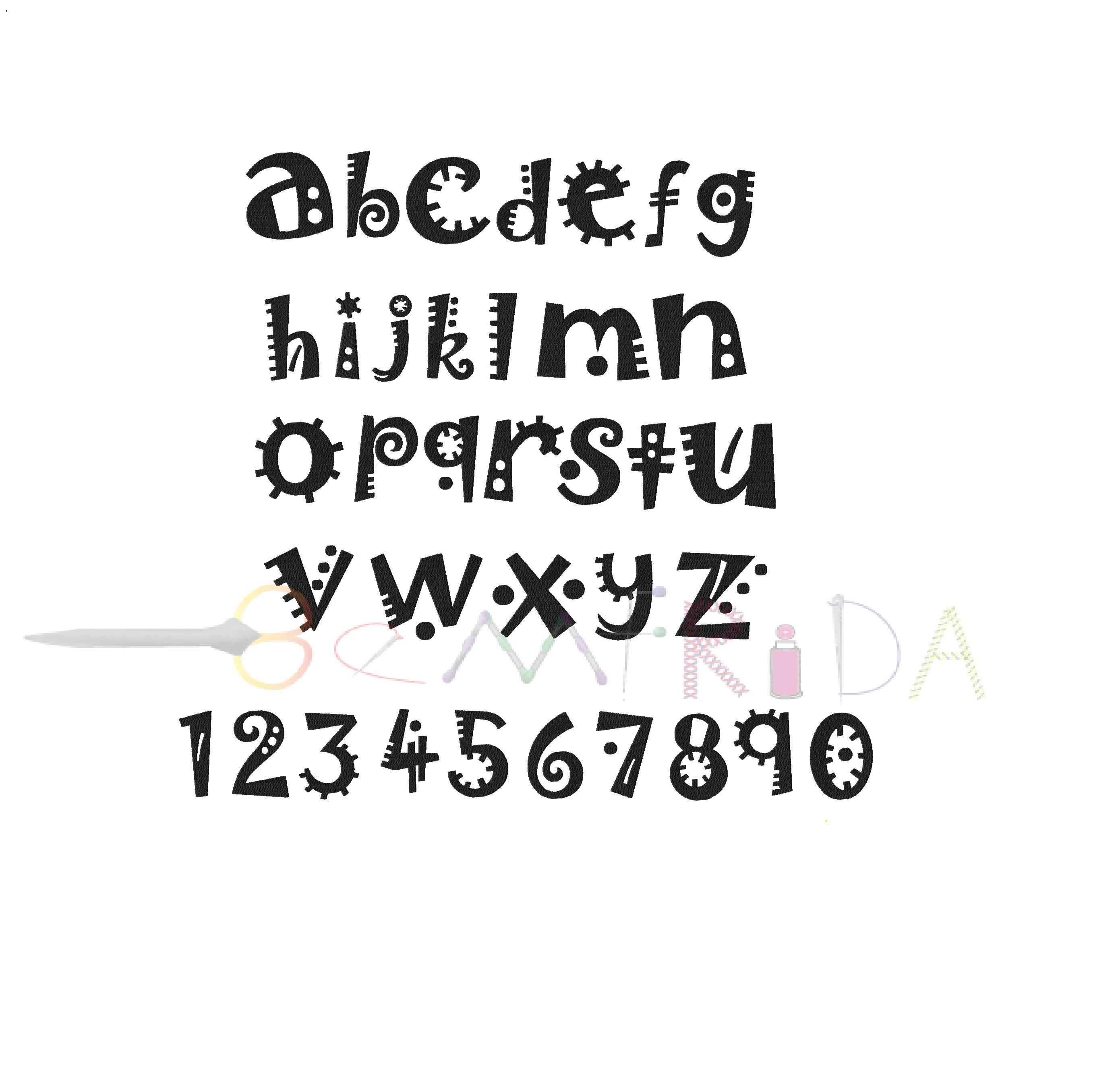Jokerman Helloween Embroidery Font, Machine Embroidery Design ...