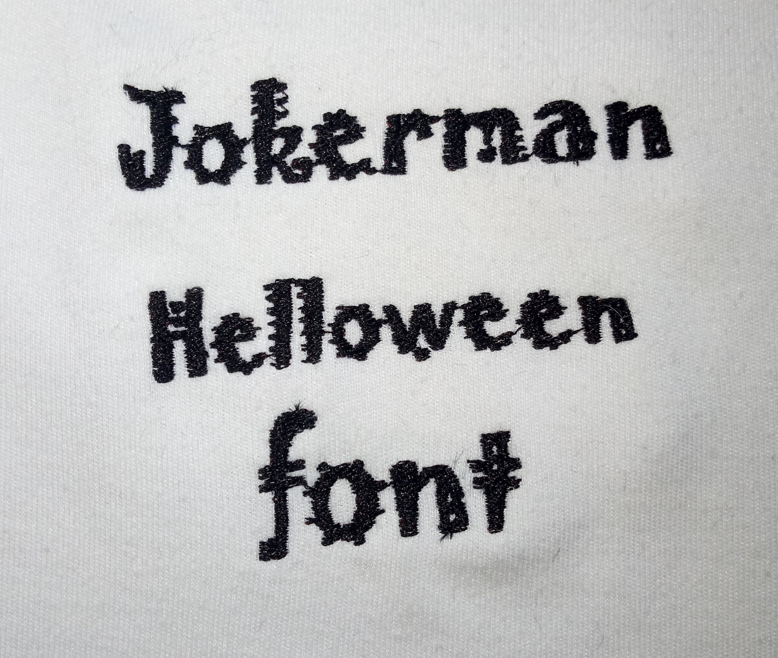 Jokerman Helloween Embroidery Font, Machine Embroidery Design ...