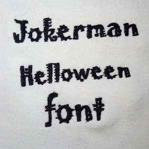 Jokerman Helloween Embroidery Font, Machine Embroidery Design ...