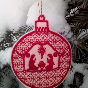 Christmas Nativity Scene Embroidery Design, Nativity Scene Design ...