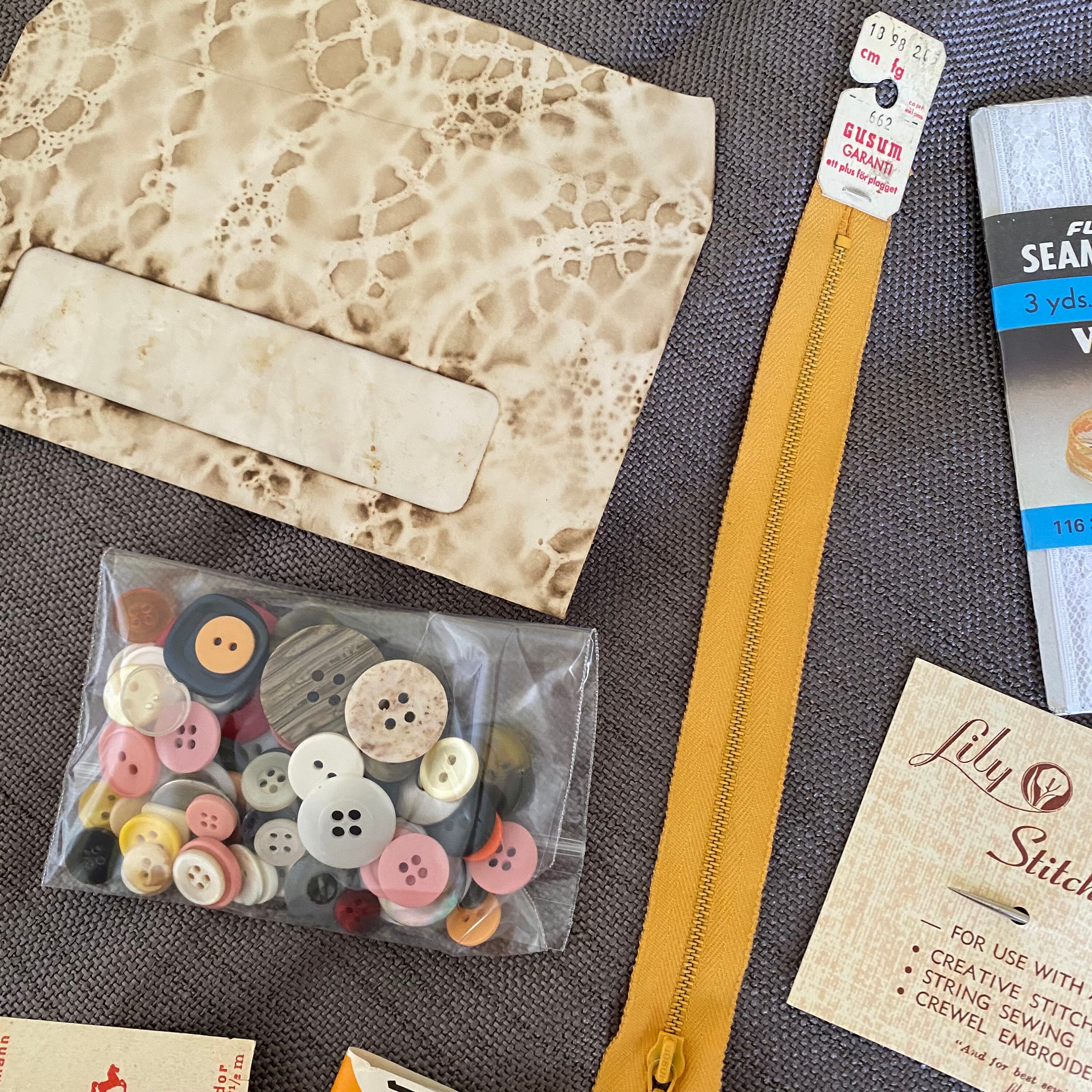 A Lovely Set of Vintage Sewing Ephemera - Etsy