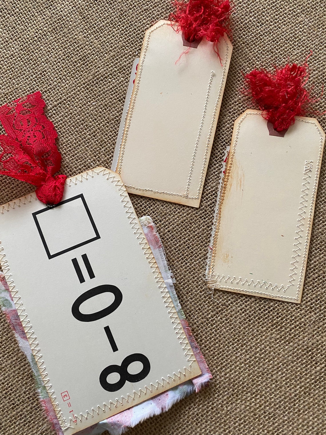 A Beautiful Lace and Rose Tag - Etsy