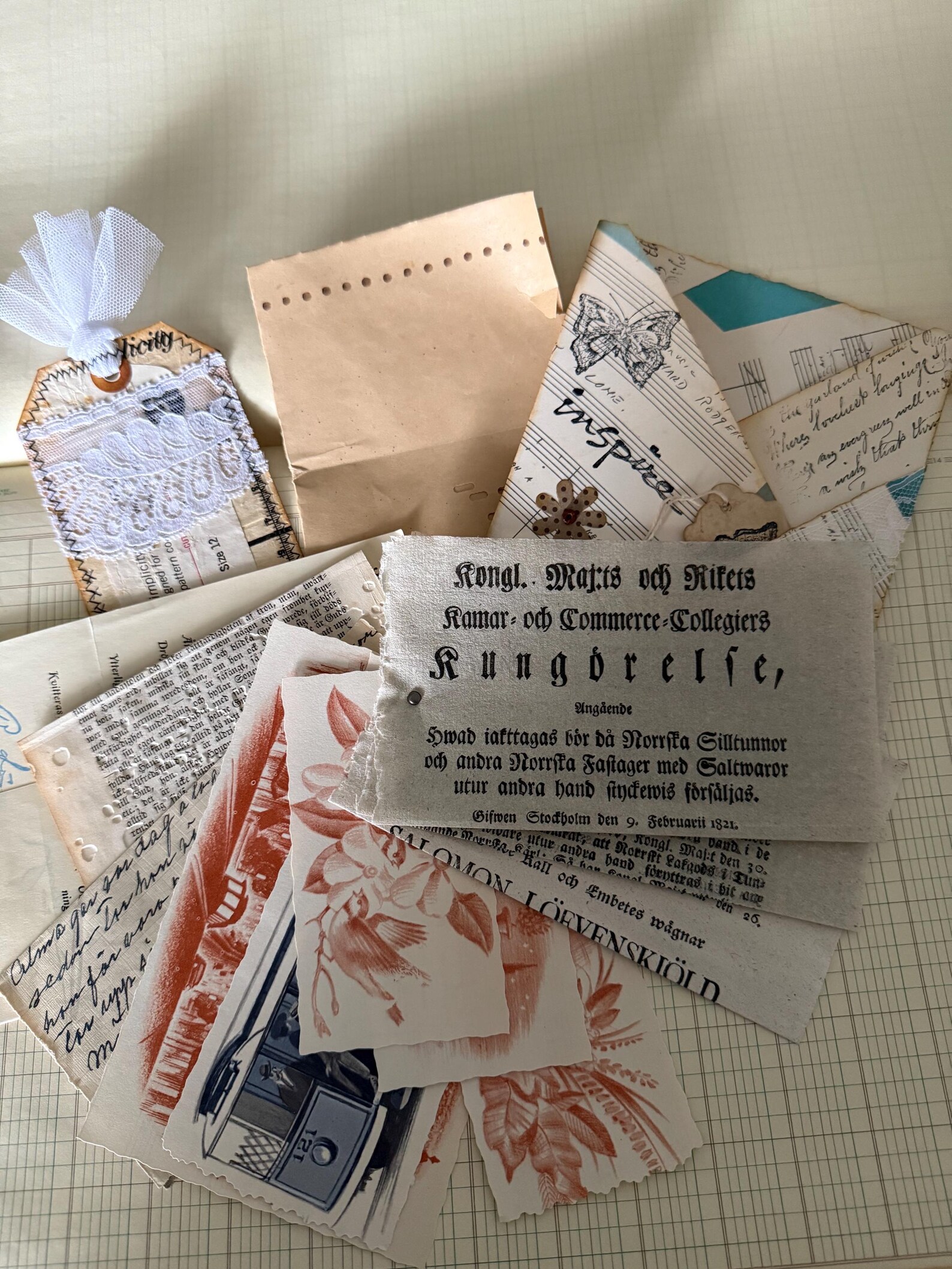 Three Filled Big Journal Pockets - Etsy