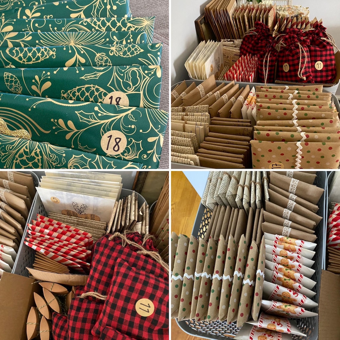 A Beautiful Handmade Christmas Craft Calendar - Etsy