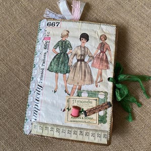 A Cute Vintage Sewing Pattern Journal - Etsy