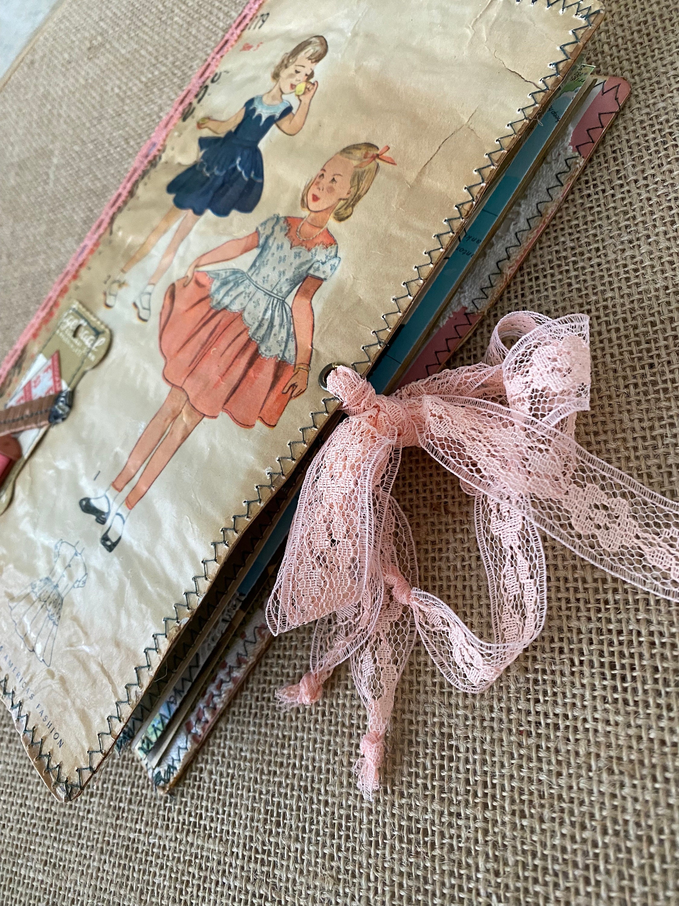 A Vintage Sewing Pattern Journal - Etsy
