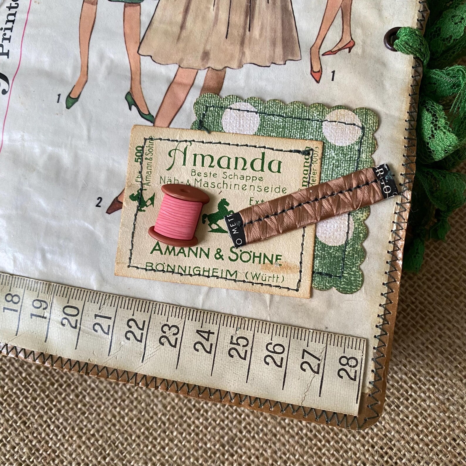 A Cute Vintage Sewing Pattern Journal - Etsy