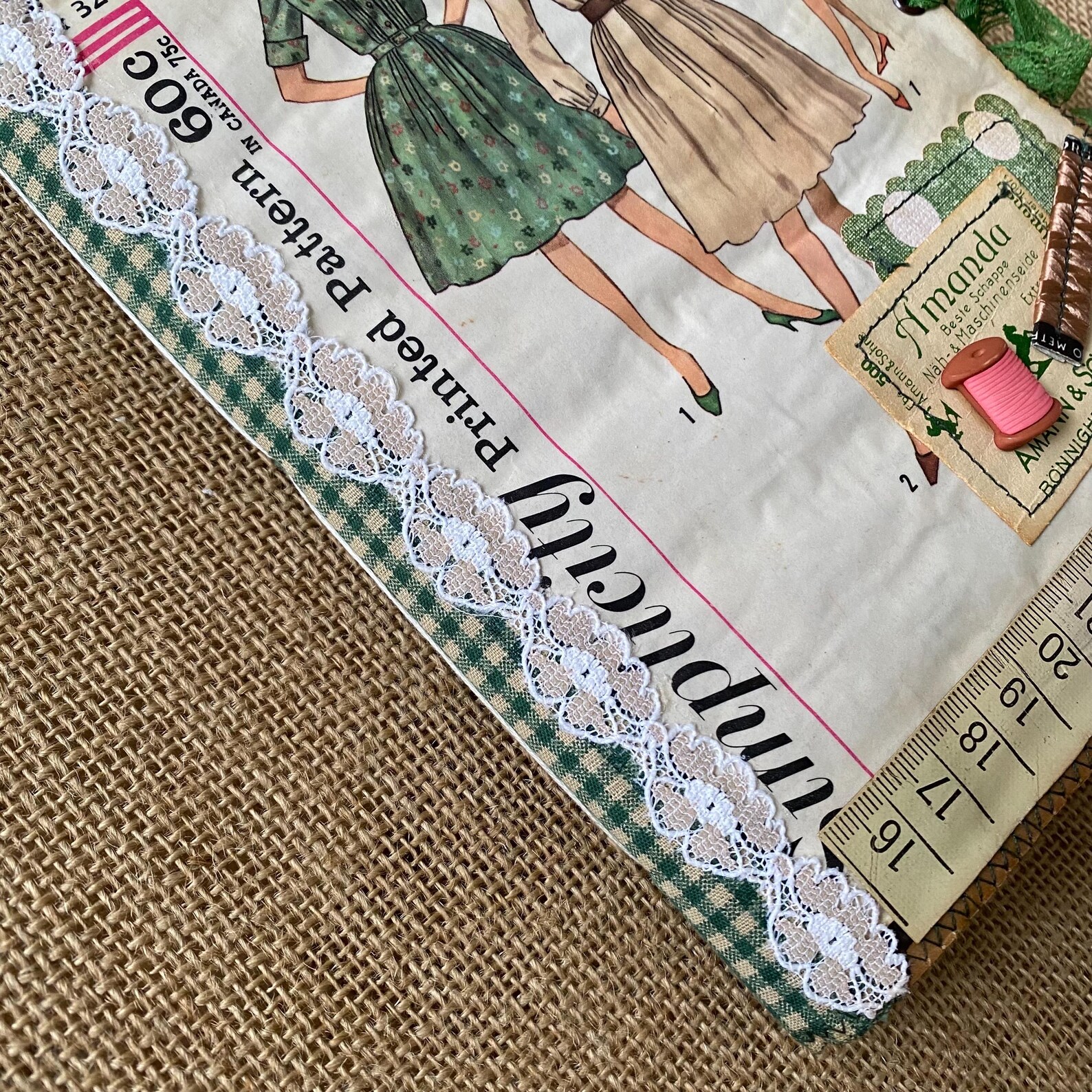 A Cute Vintage Sewing Pattern Journal - Etsy