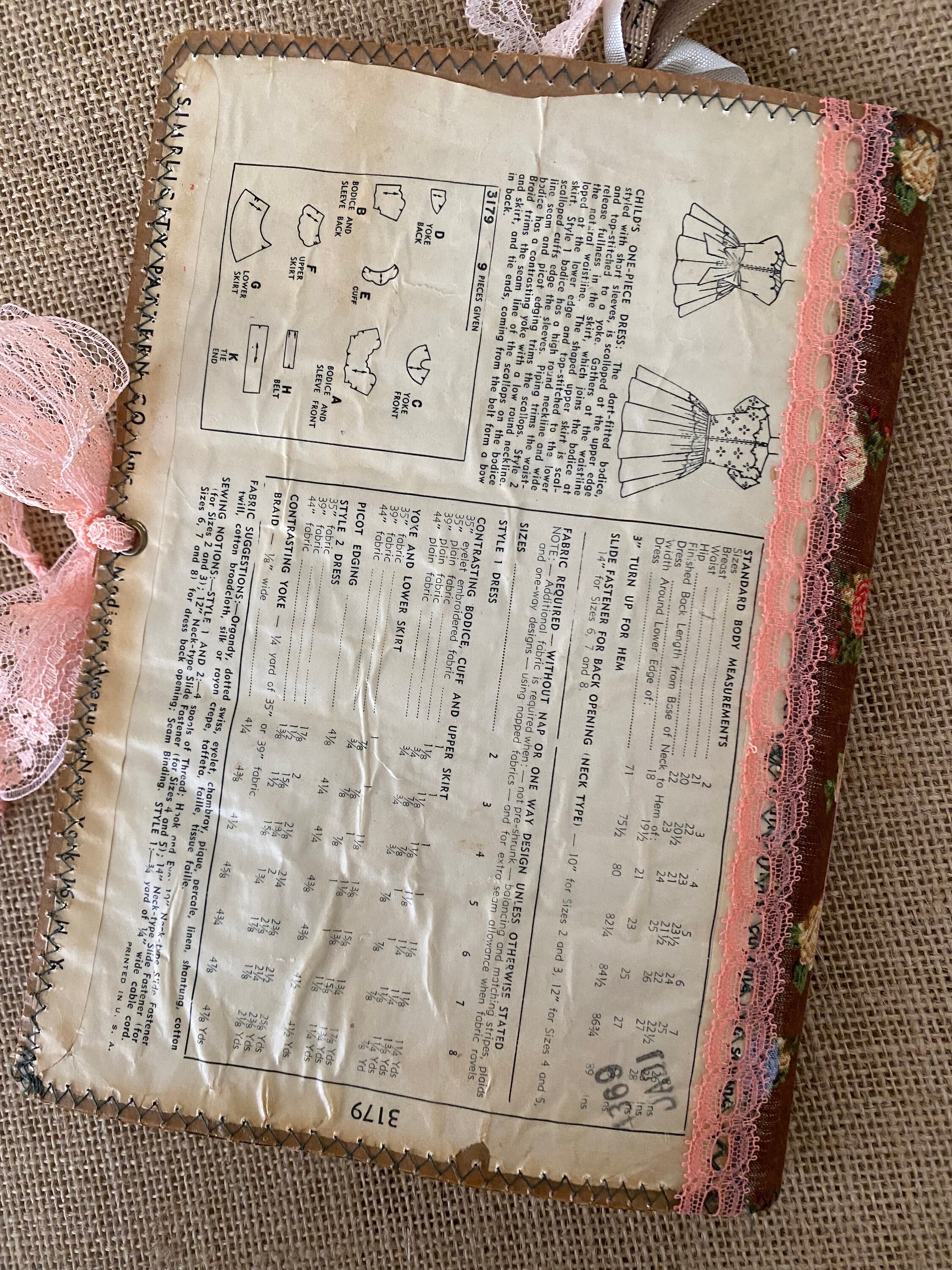 A Vintage Sewing Pattern Journal - Etsy