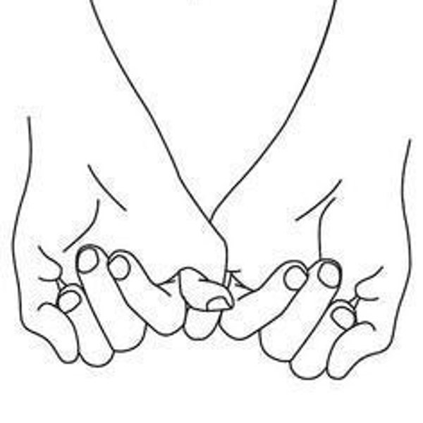Pinky Swear Svg - Etsy