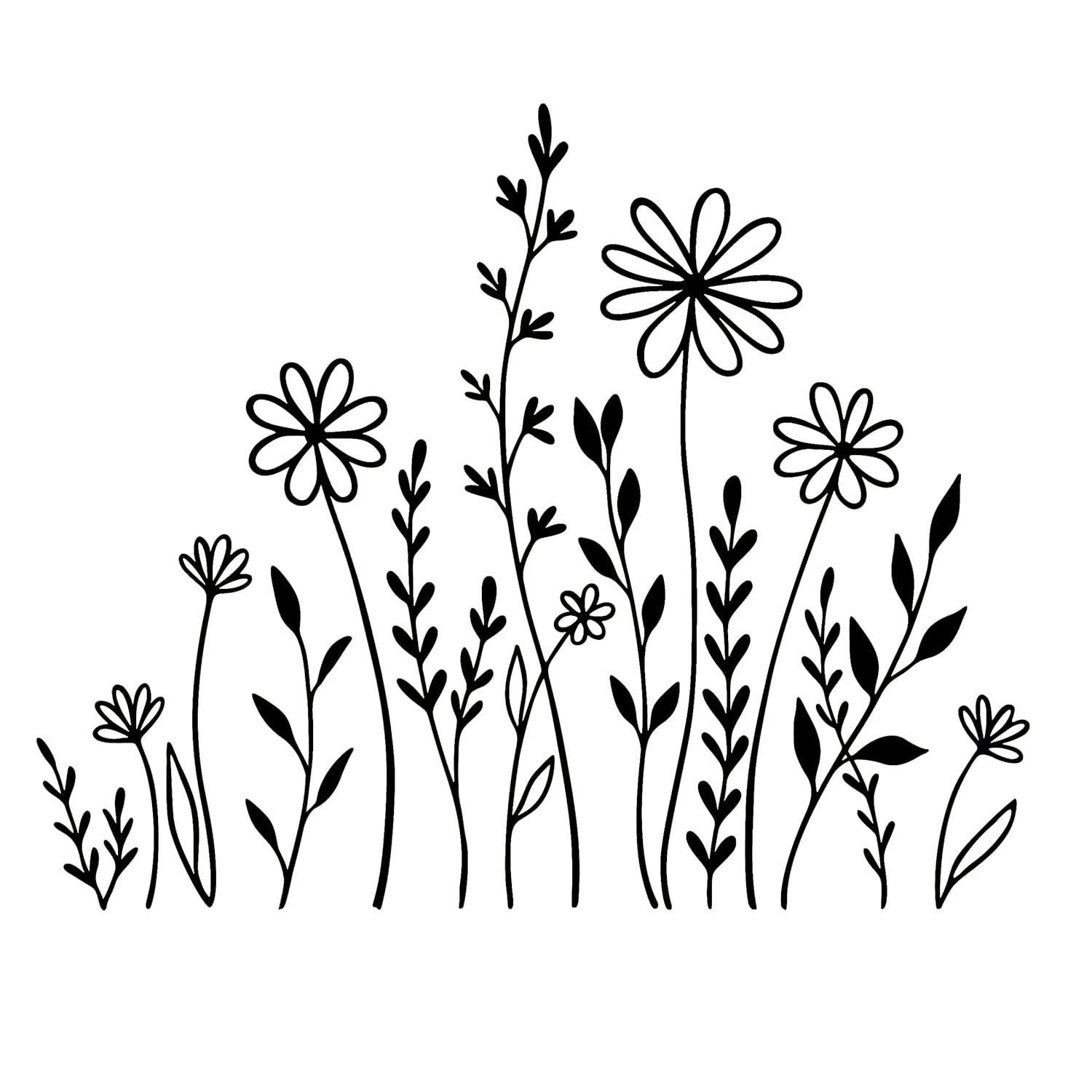 Wilde Blume SVG - Etsy.de