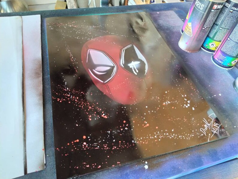 Deadpool Original Spray Paint Art By Dimkad Art - Etsy 日本