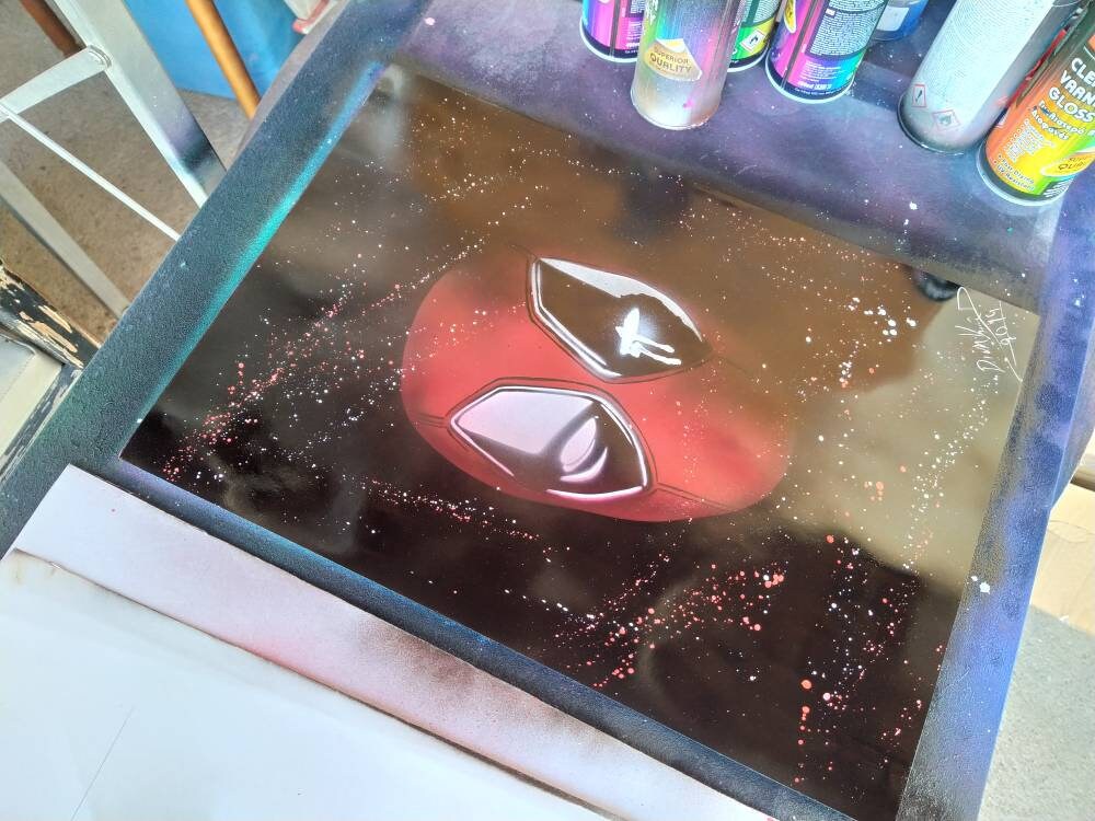Deadpool Original Spray Paint Art By Dimkad Art - Etsy 日本