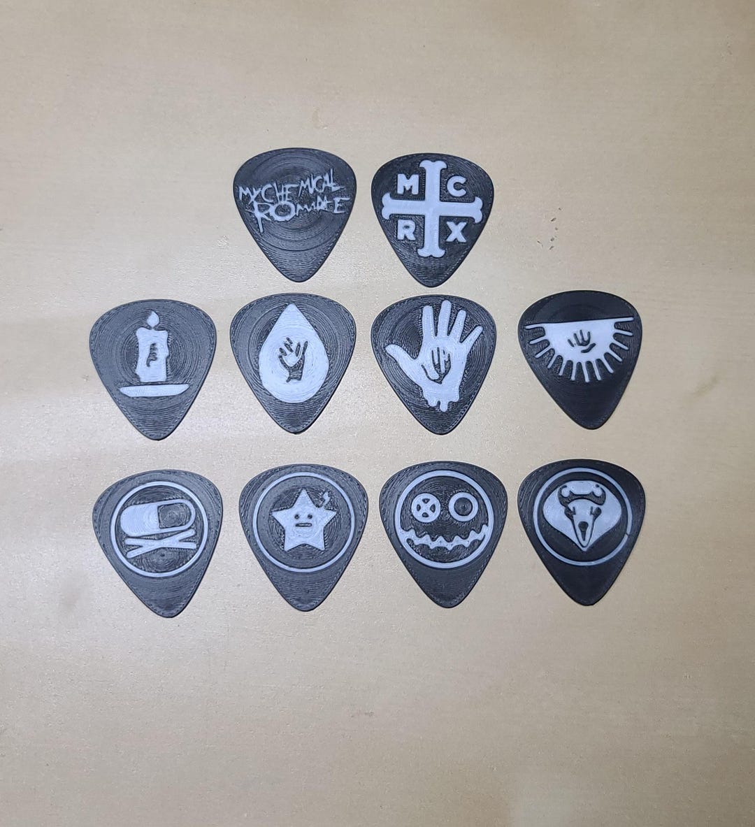 Custom 3d Printed MCR (band) Guitar Picks - Etsy