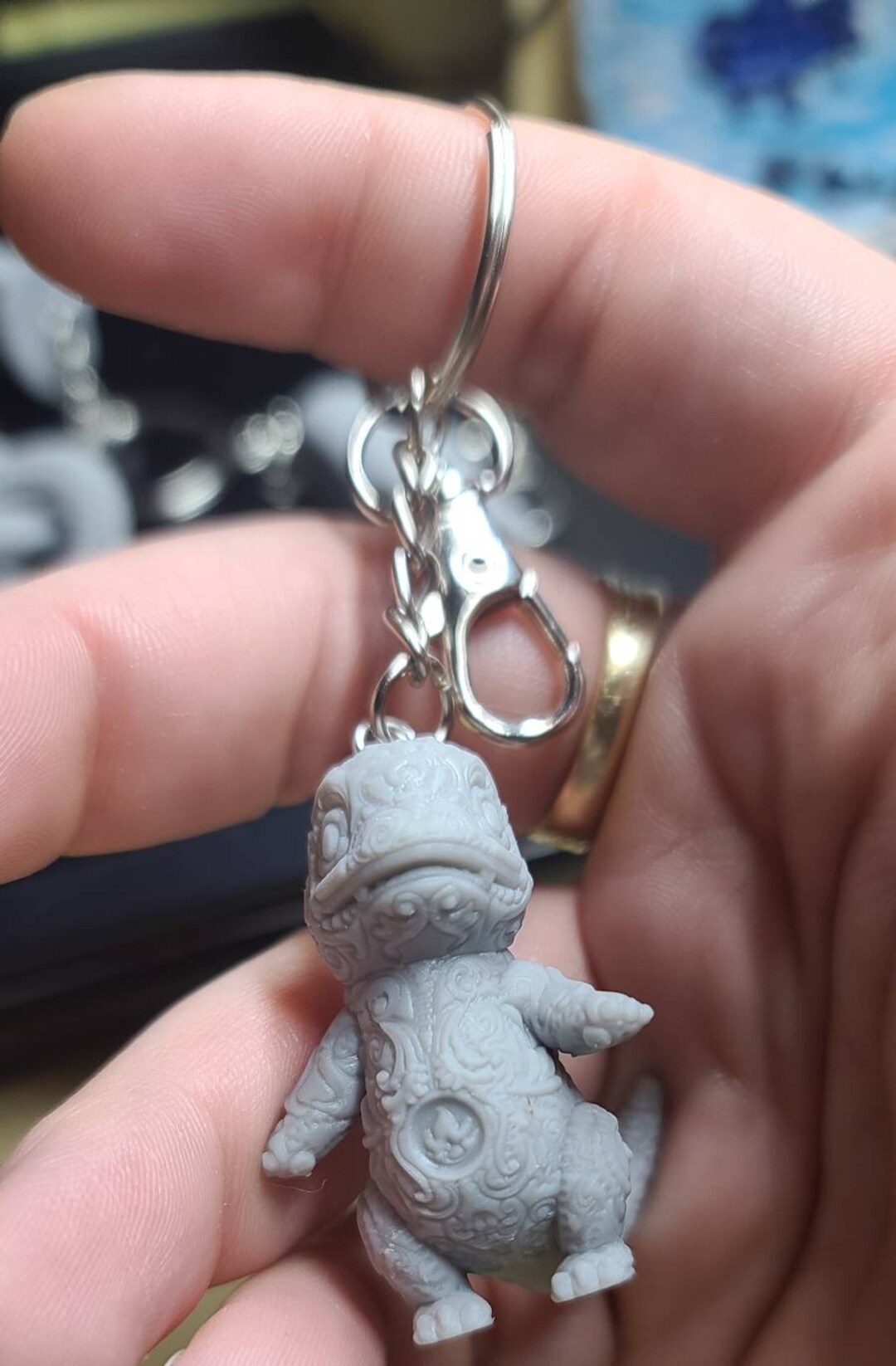 Deluxe Charmander Keychain - Etsy