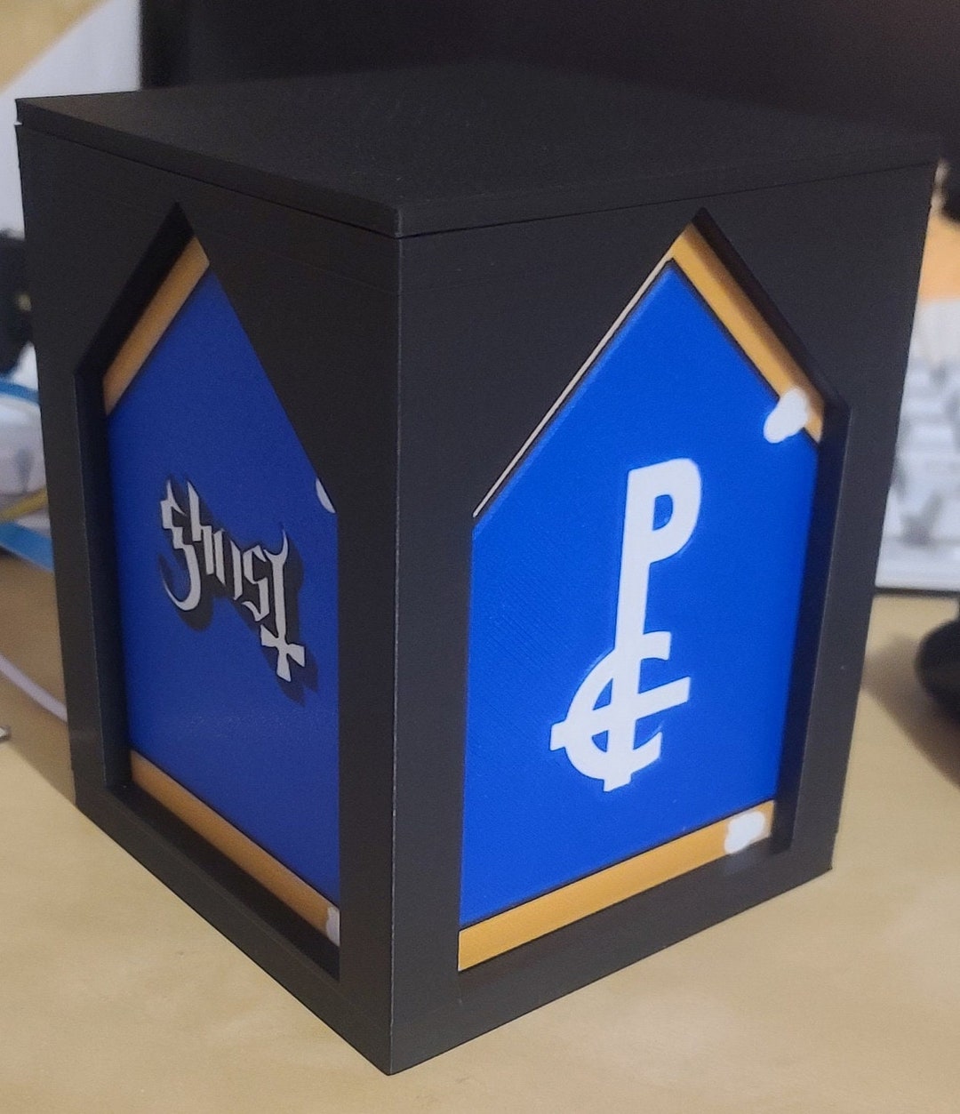 The Band Ghost Popcorn Bucket Themed 3d Printed Light Box. - Etsy