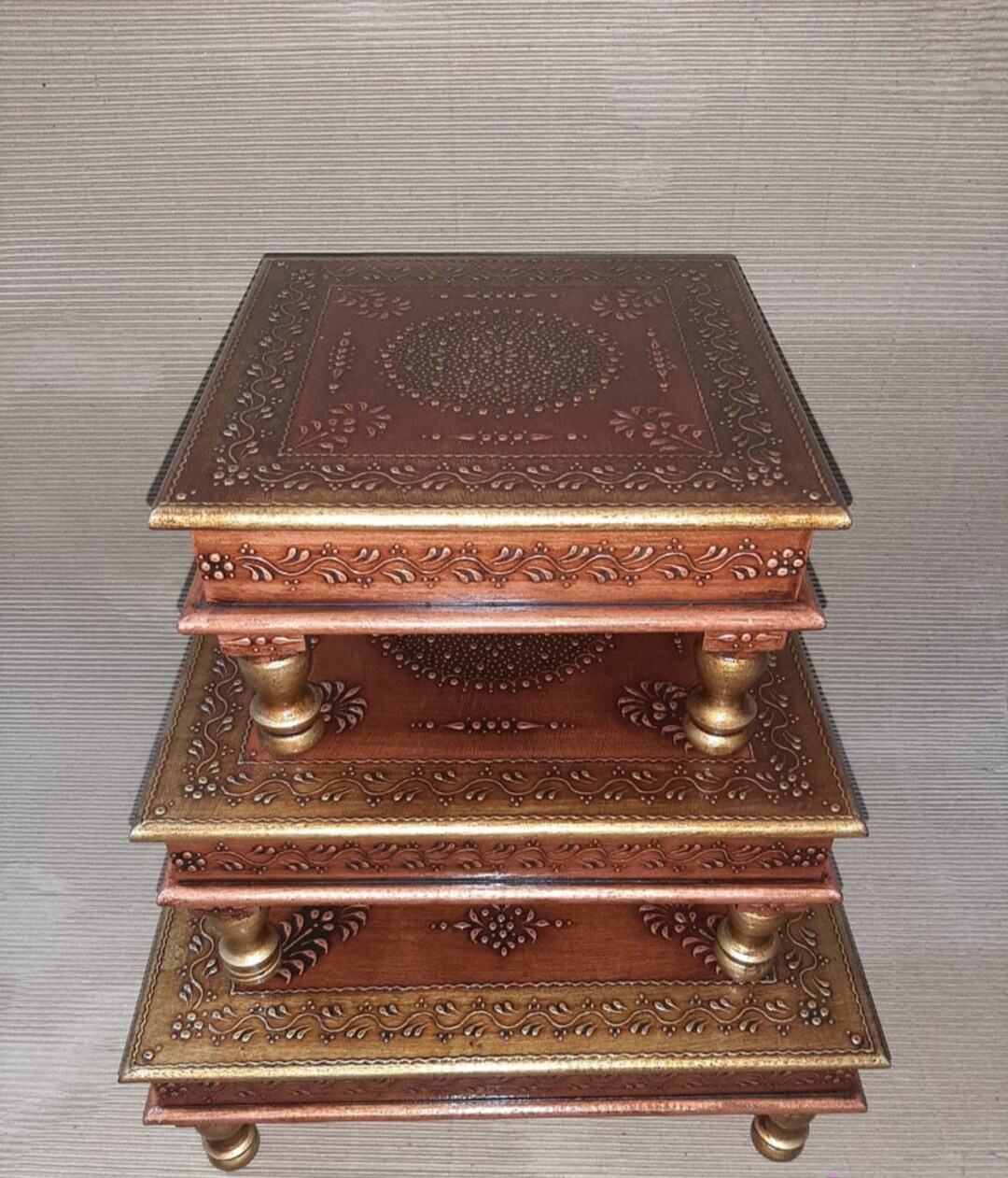 Wood Chowki Bajot Choki Religious Purpose Beautiful Hand - Etsy UK