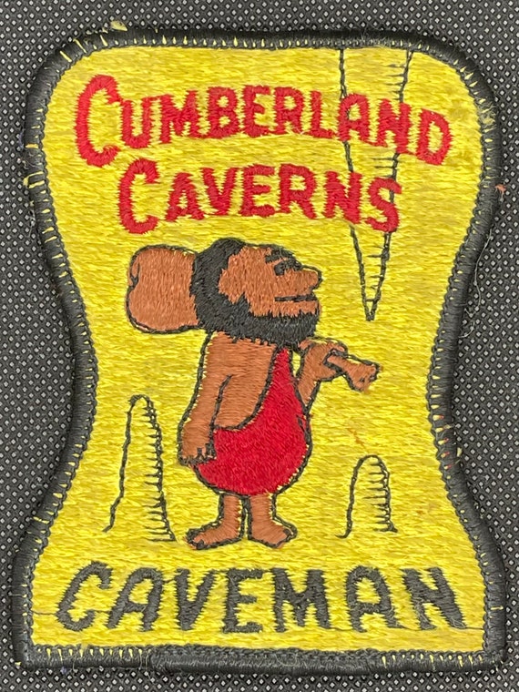 Caveman Patch from Cumberland Cavern made in the 70’s - Gem